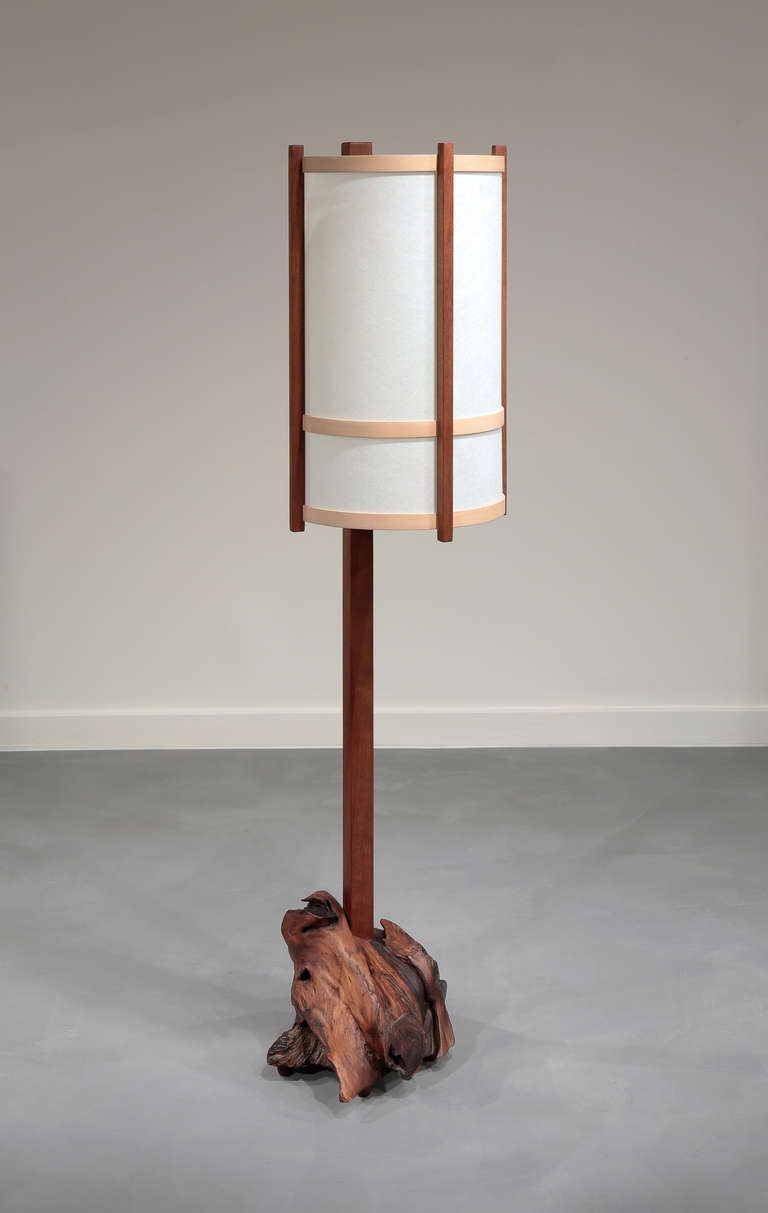 Floor Lamp by George Nakashima, 1976-77 For Sale at 1stDibs
