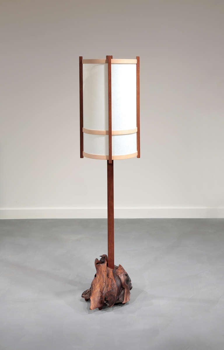 Floor Lamp by George Nakashima, 1976-77 For Sale at 1stDibs