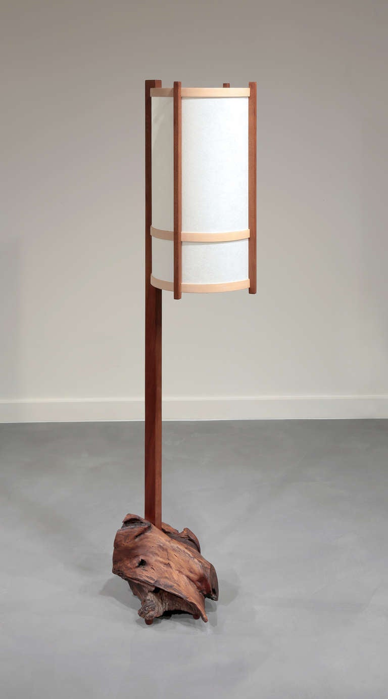 Floor Lamp by George Nakashima, 1976-77 For Sale at 1stDibs