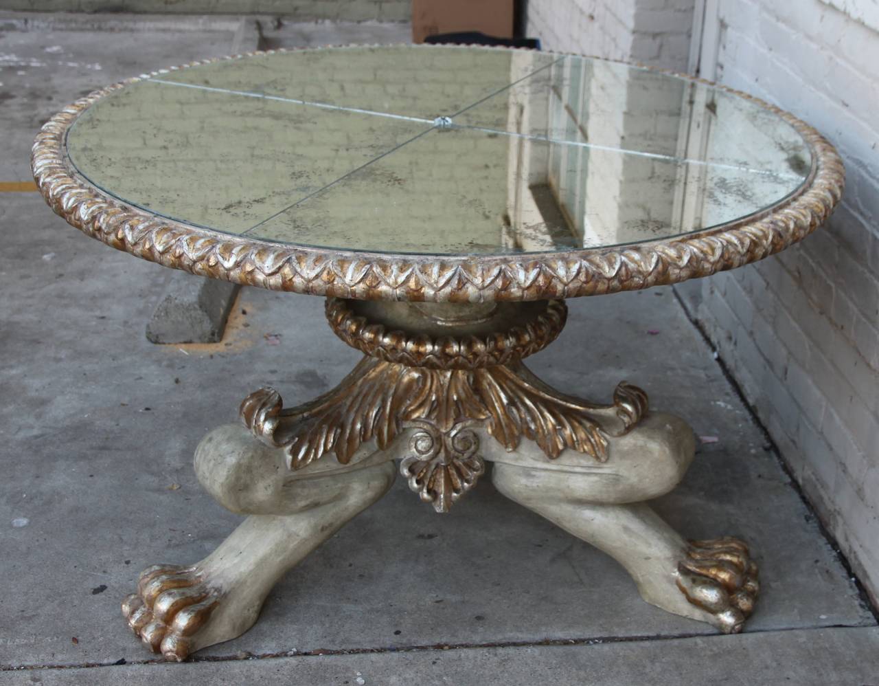 Italian Painted and Parcel-Gilt Center Table at 1stDibs