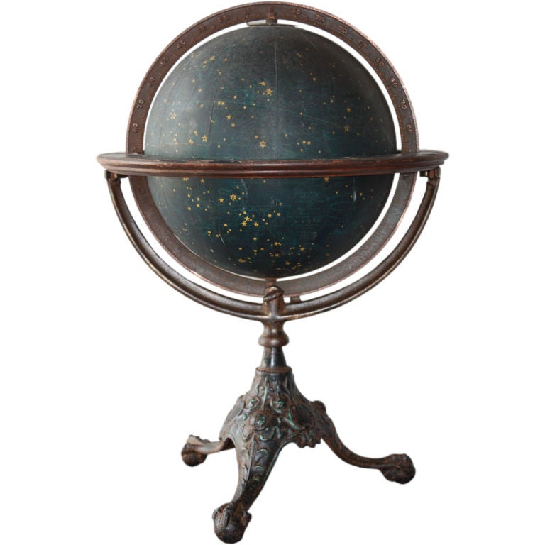 Eight inch Celestial Globe and Star Finder at 1stDibs