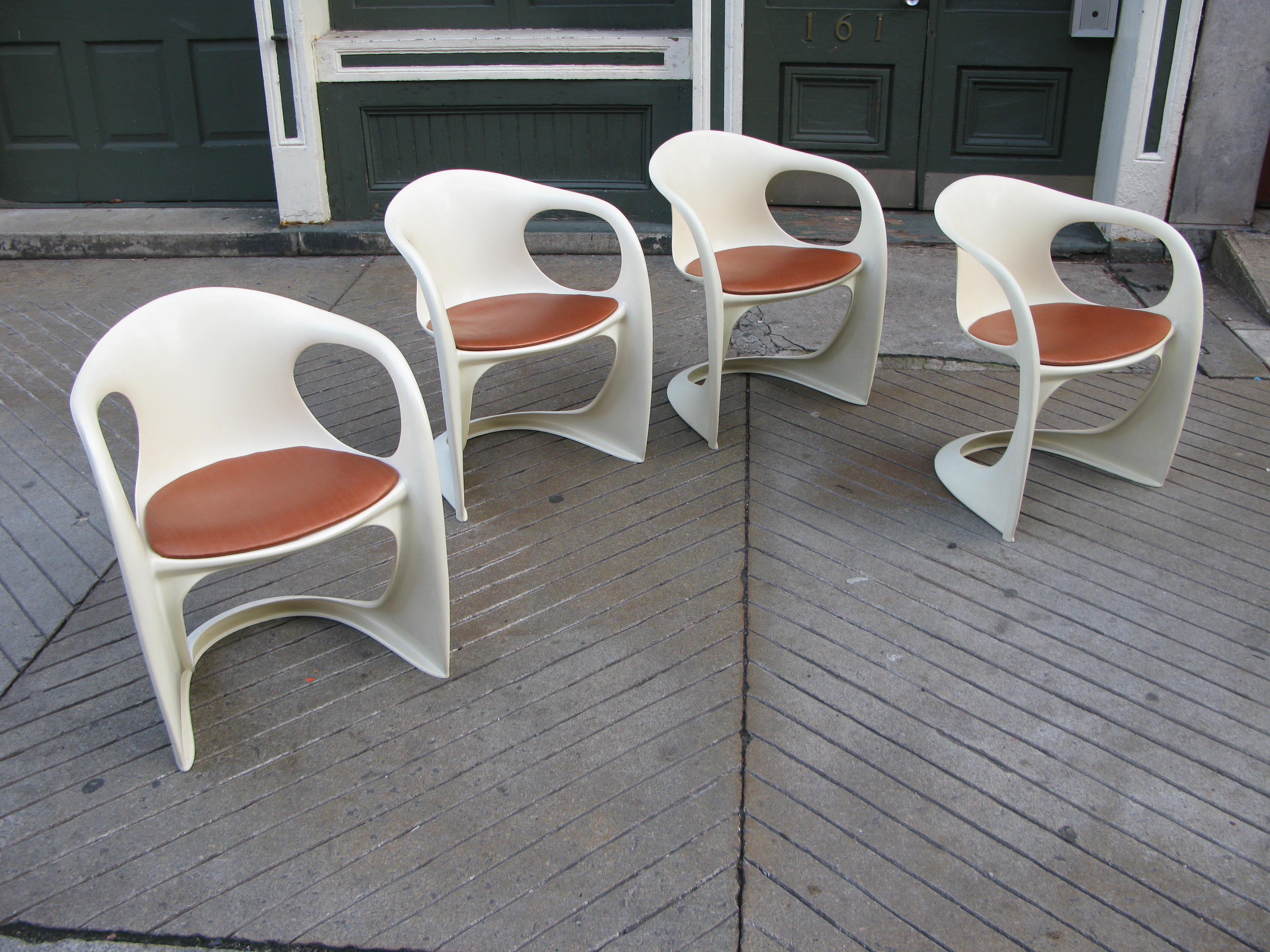 Alexander Begge for Casala Set of 4 Stacking Chairs at 1stDibs