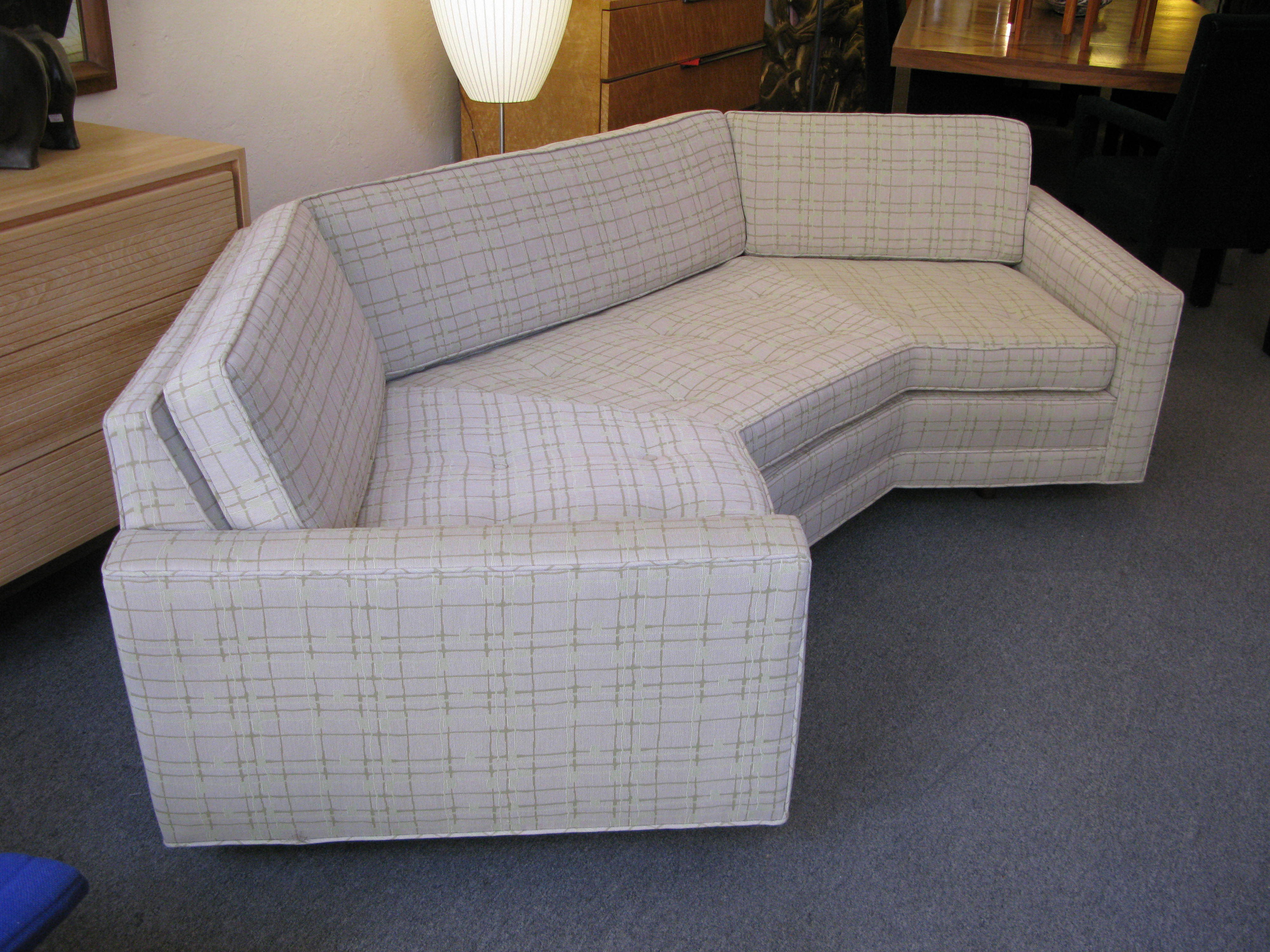 Harvey Probber Angled Sofa at 1stDibs | angled couch, angled sofas ...