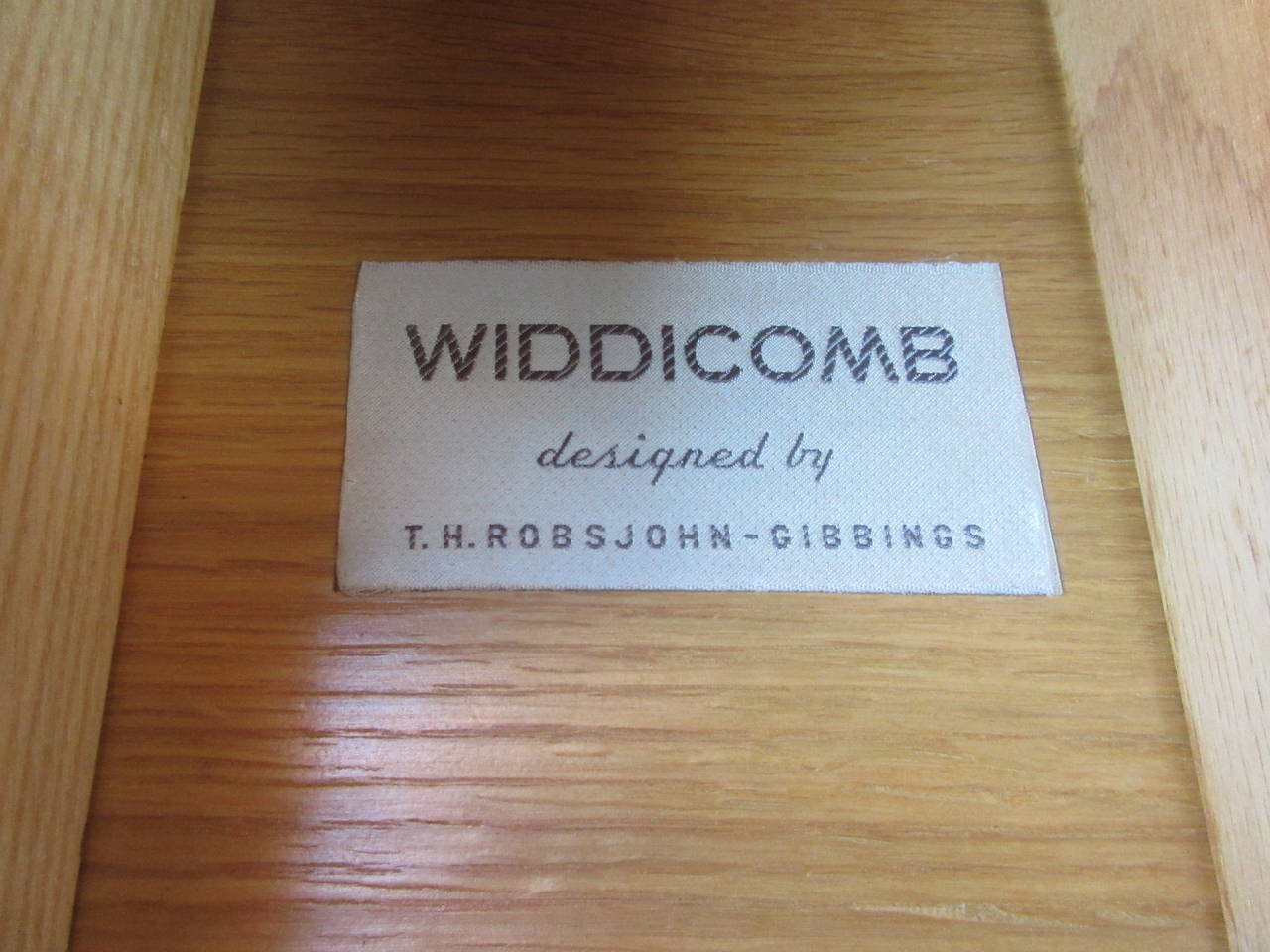T.H. Robsjohn-Gibbings Six-Drawer Chest for Widdicomb at 1stDibs