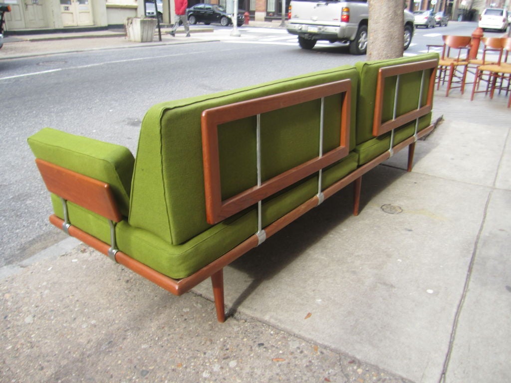 Peter Hvidt for John Stuart Large Sofa at 1stDibs | stuart couch