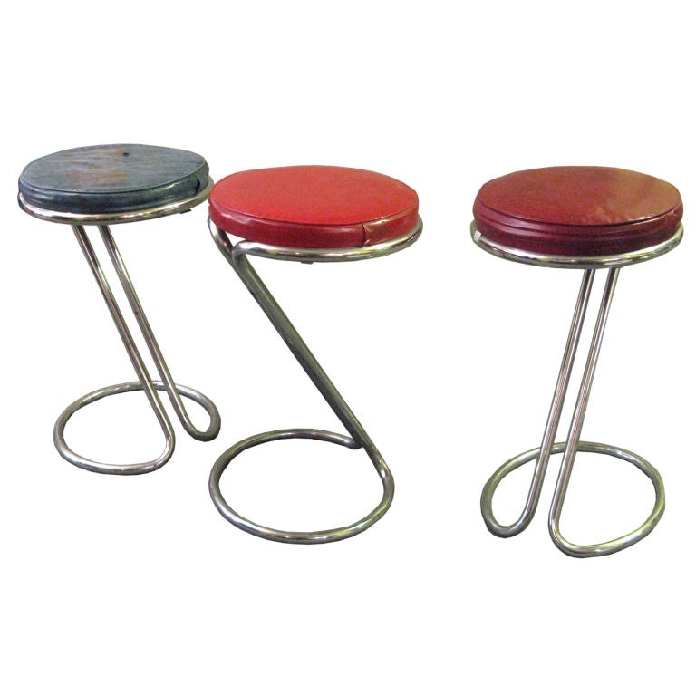 Gilbert Rohde for Troy Sunshade Stools at 1stDibs