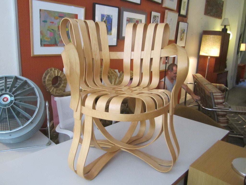 Frank Gehry Cross Check Arm Chair for Knoll at 1stDibs