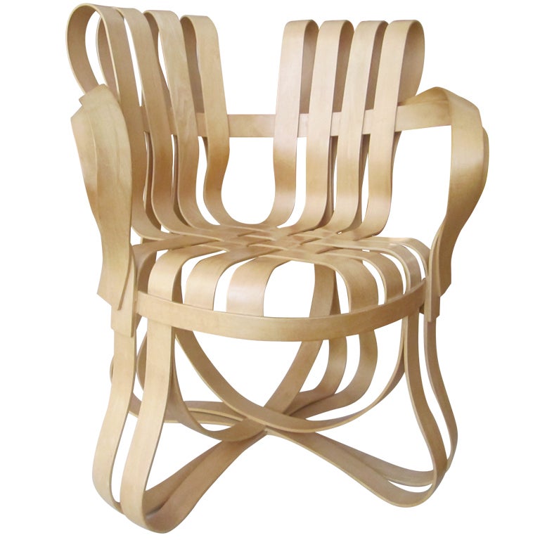 Frank Gehry Cross Check Arm Chair for Knoll at 1stDibs