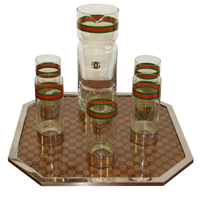 Gucci Beverage Set at 1stDibs