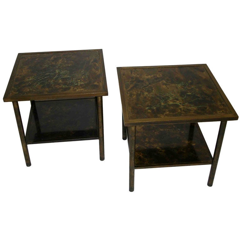 Pair of Laverne Side Tables at 1stDibs