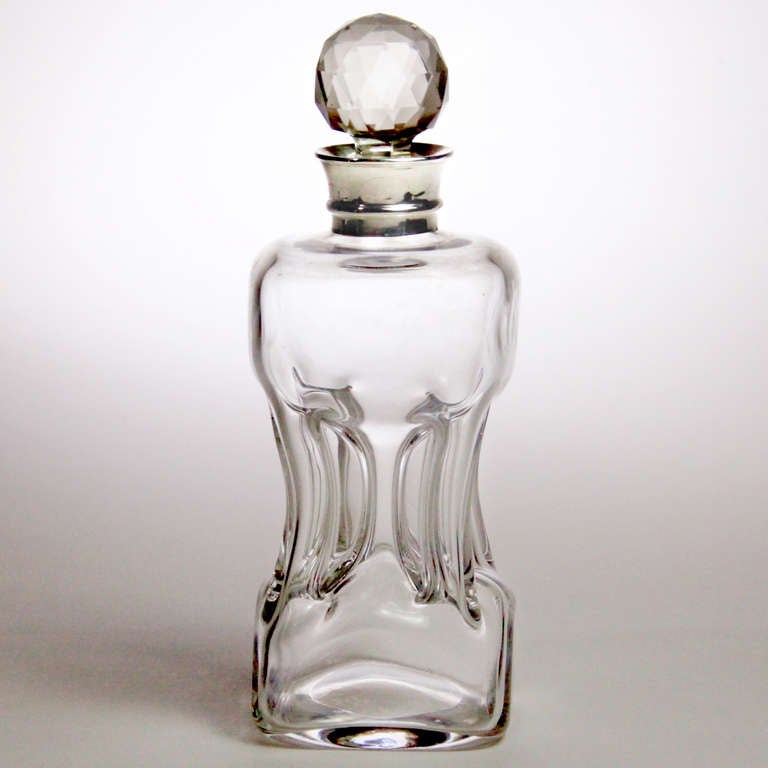 Asprey Pinched Glass Decanter at 1stDibs