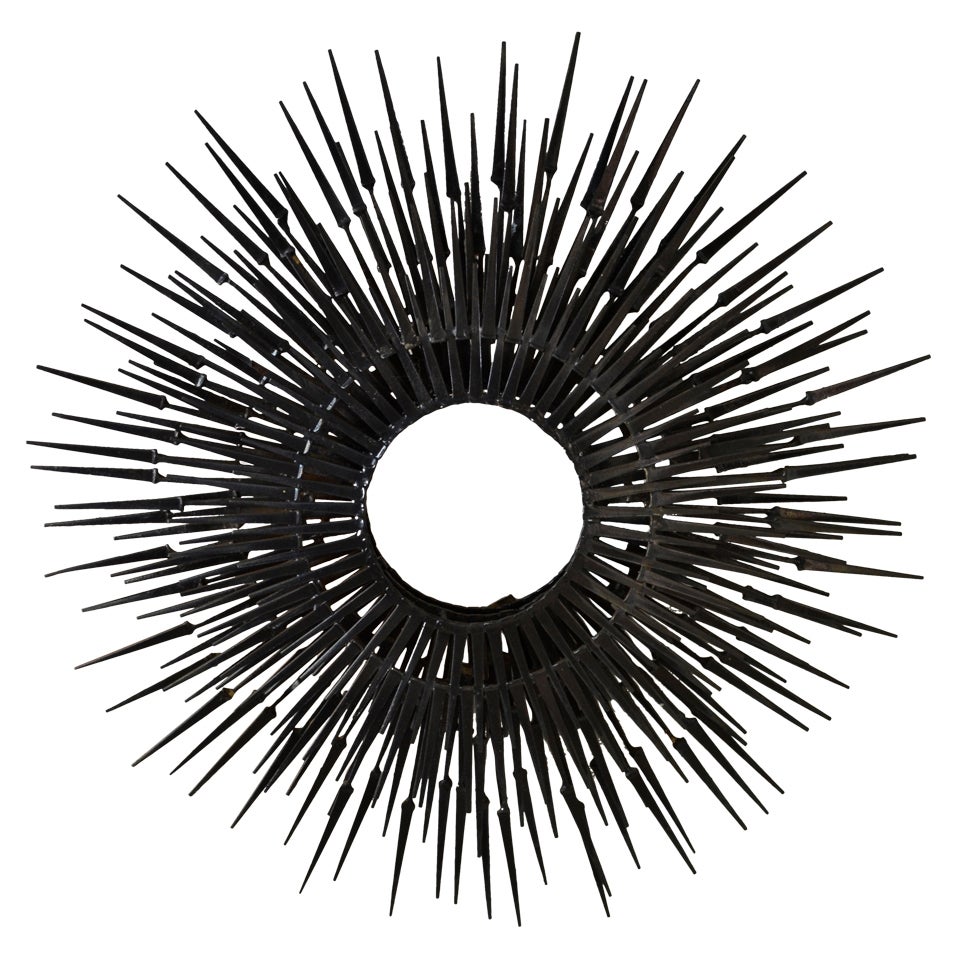 Brutalist Starburst Sculpture at 1stDibs