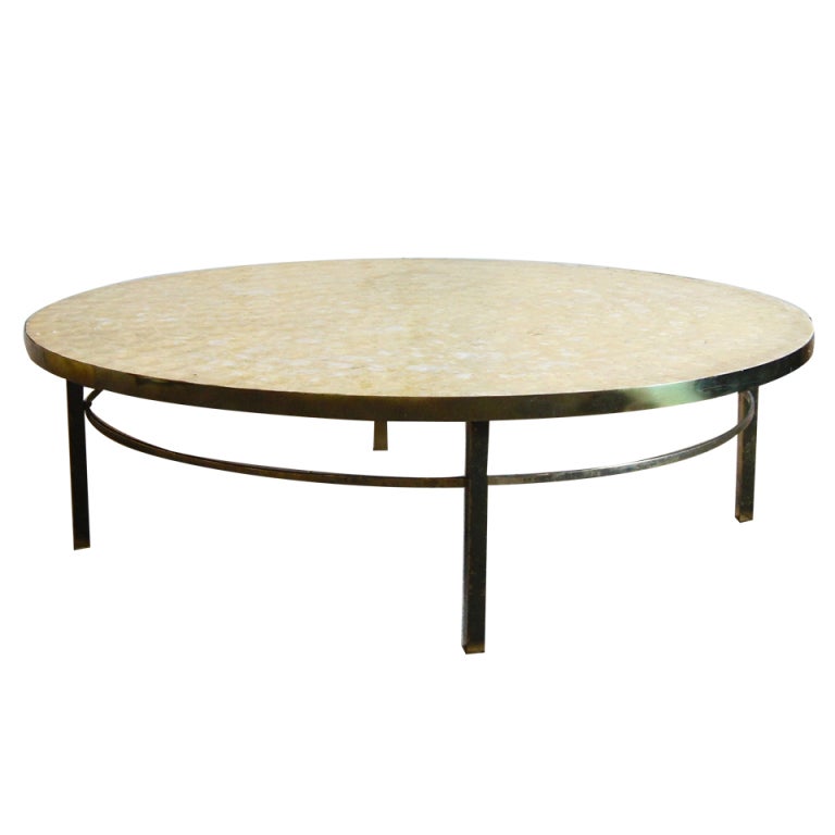 Capiz Shell Coffee Table at 1stDibs