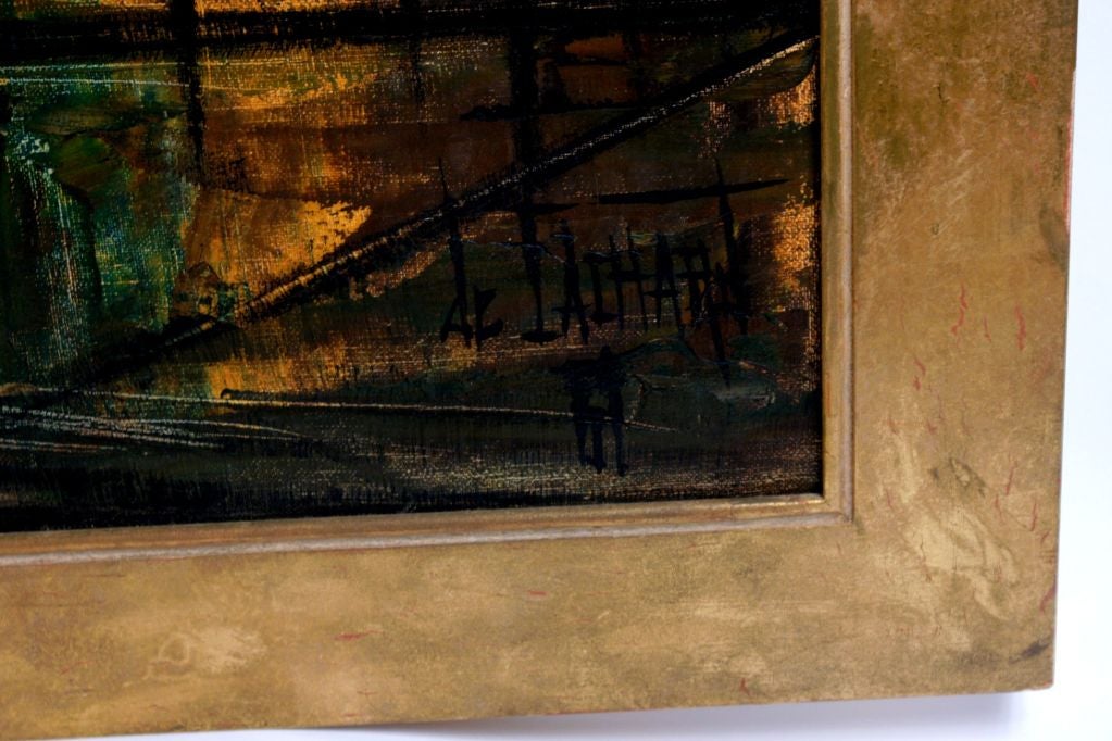 Pair of Oil Paintings by De Cachard at 1stDibs