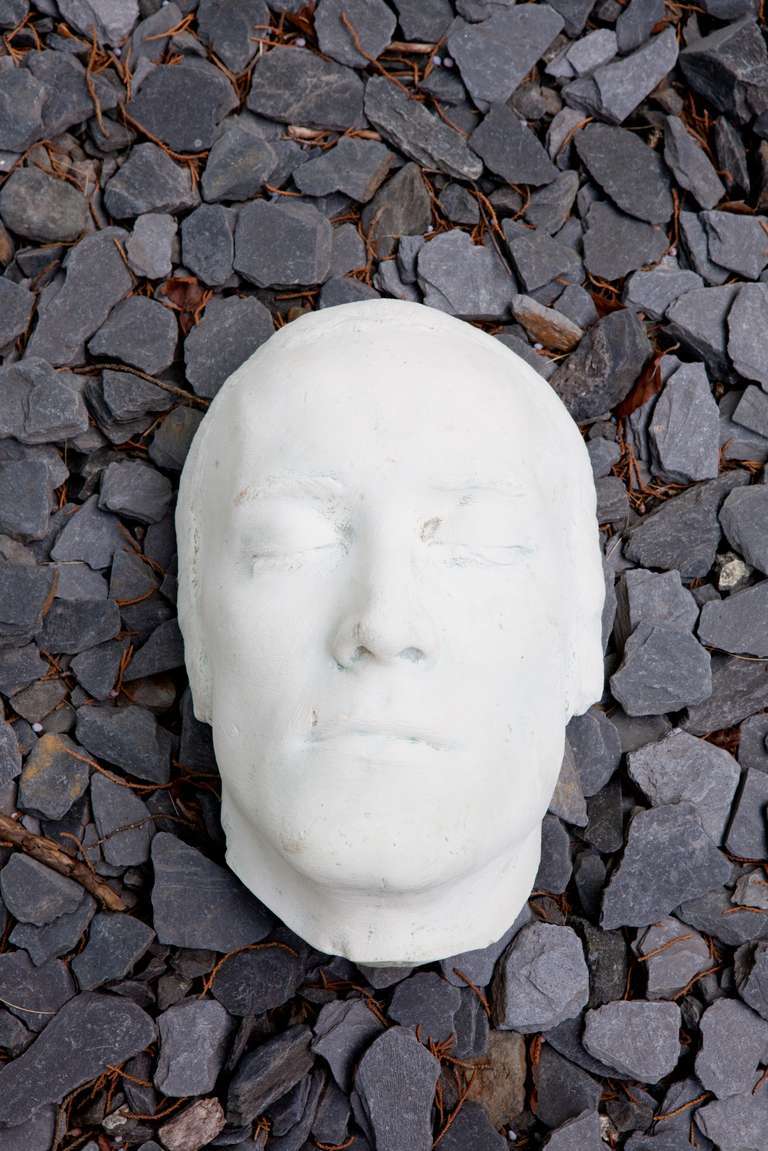 Collection of 12 Rare Plaster Masks of Human Faces from Belgium, circa ...