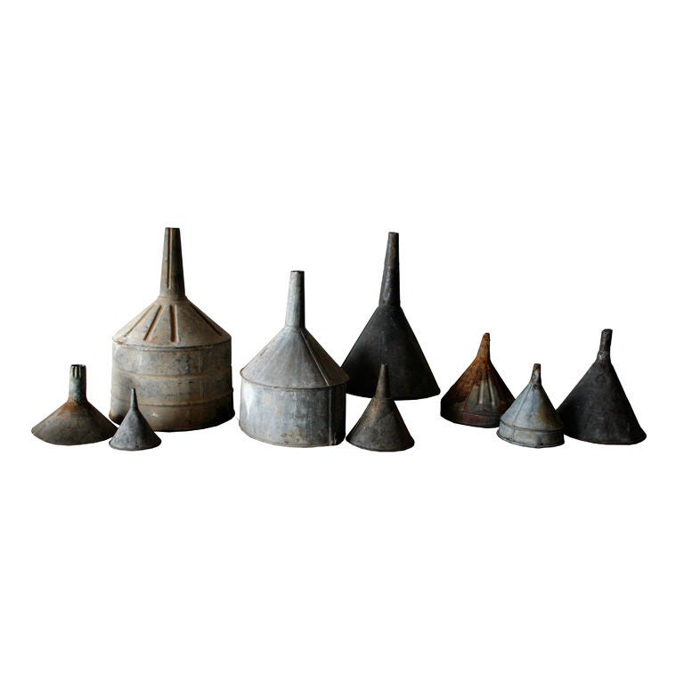 Vintage Funnel Collection at 1stDibs
