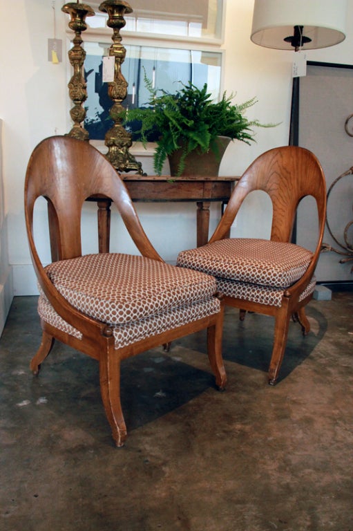 Midcentury spoon back chair at 1stDibs