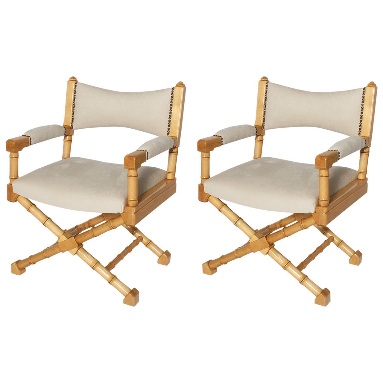 Pair of Director X-Base Chairs, circa 1970 at 1stDibs