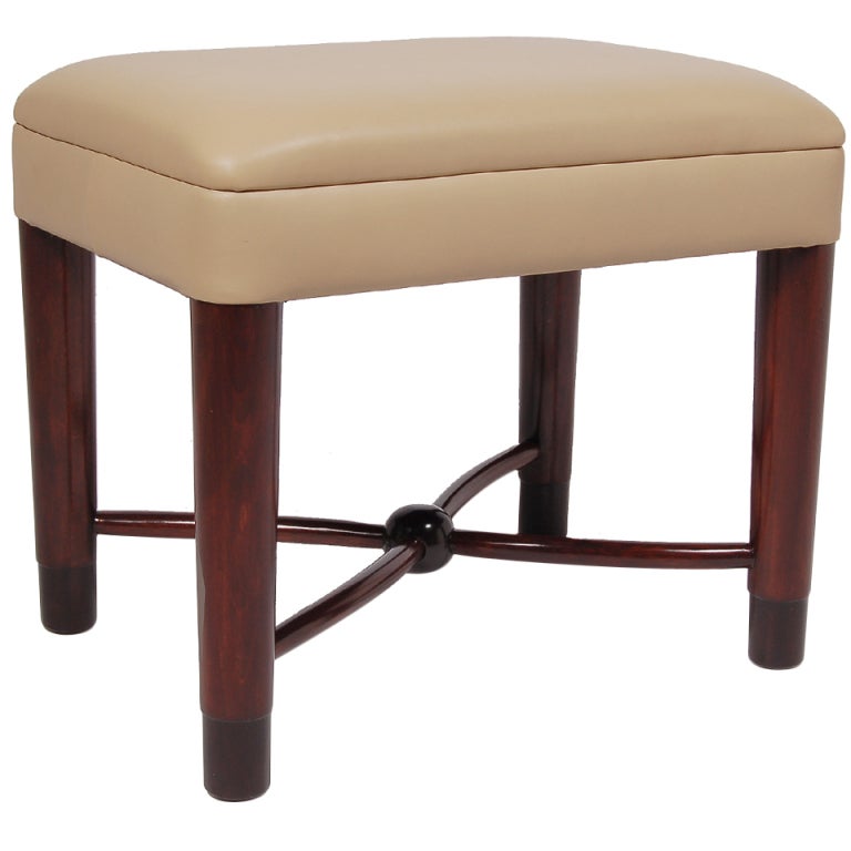 Occasional Stool by Gilbert Rohde at 1stDibs