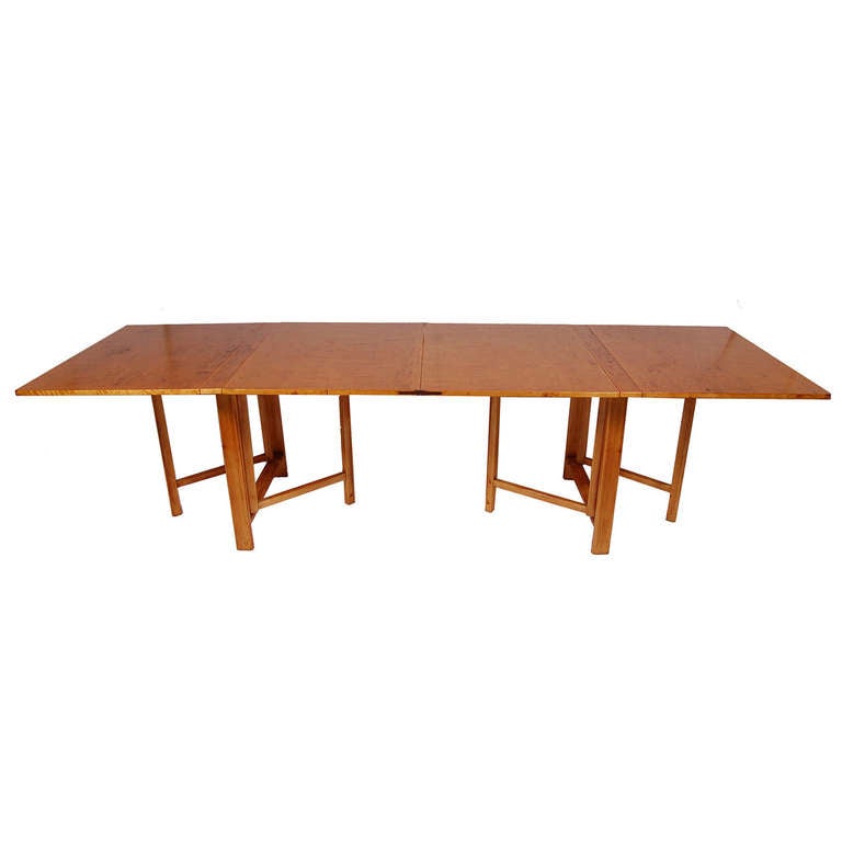 Early Bruno Mathsson Maria Expandable Dining Table at 1stDibs | maria ...