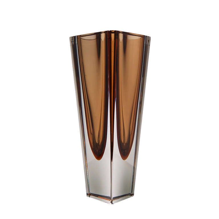 Prisma Art Glass Vase by Kaj Frank at 1stDibs