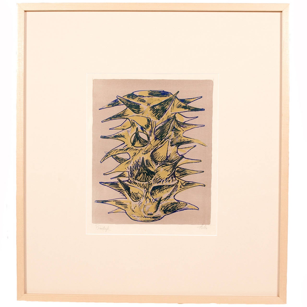 Axel Salto Lithograph "AP" For Sale at 1stdibs