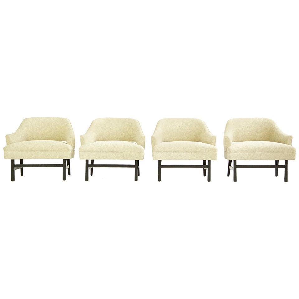 Set of Four Harvey Probber Lounge Chairs at 1stDibs