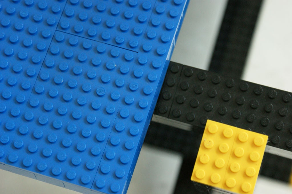 Droog Design Red and Blue Lego Chair For Sale at 1stDibs | lego folding ...