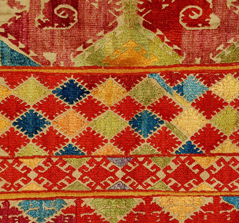 A Rare 19th Century Hand Spun Cotton and Silk Burka at 1stDibs