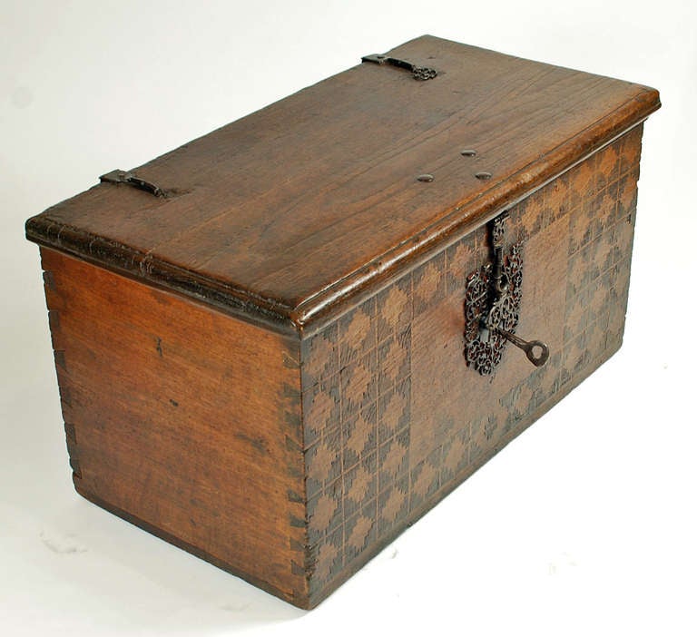 A Stunning 18th Century Spanish Colonial Six Panel Arcon at 1stDibs