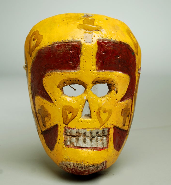 Rare Vintage Mexican 'Calaca' Mask - Oaxaca - Circa 1940 at 1stDibs