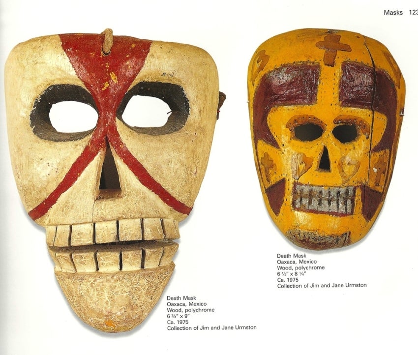 Rare Vintage Mexican 'Calaca' Mask - Oaxaca - Circa 1940 at 1stDibs