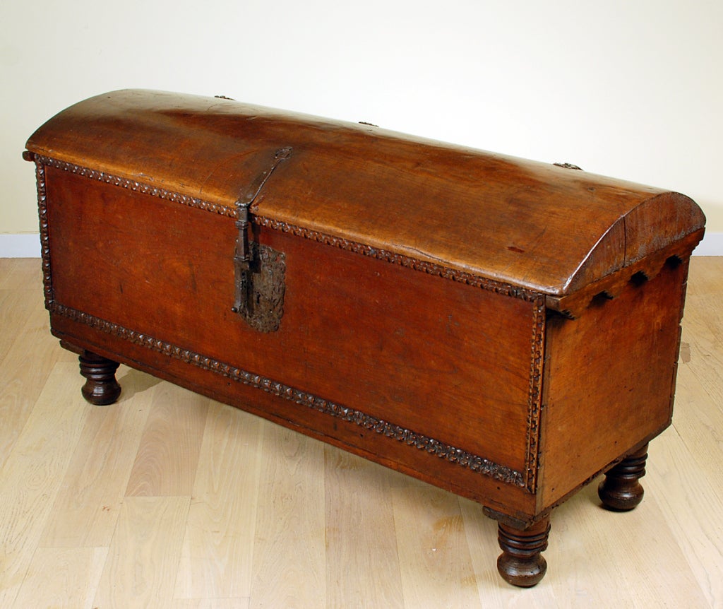 A Stunning 18th Century Spanish Colonial Six Panel Arcon For Sale at ...