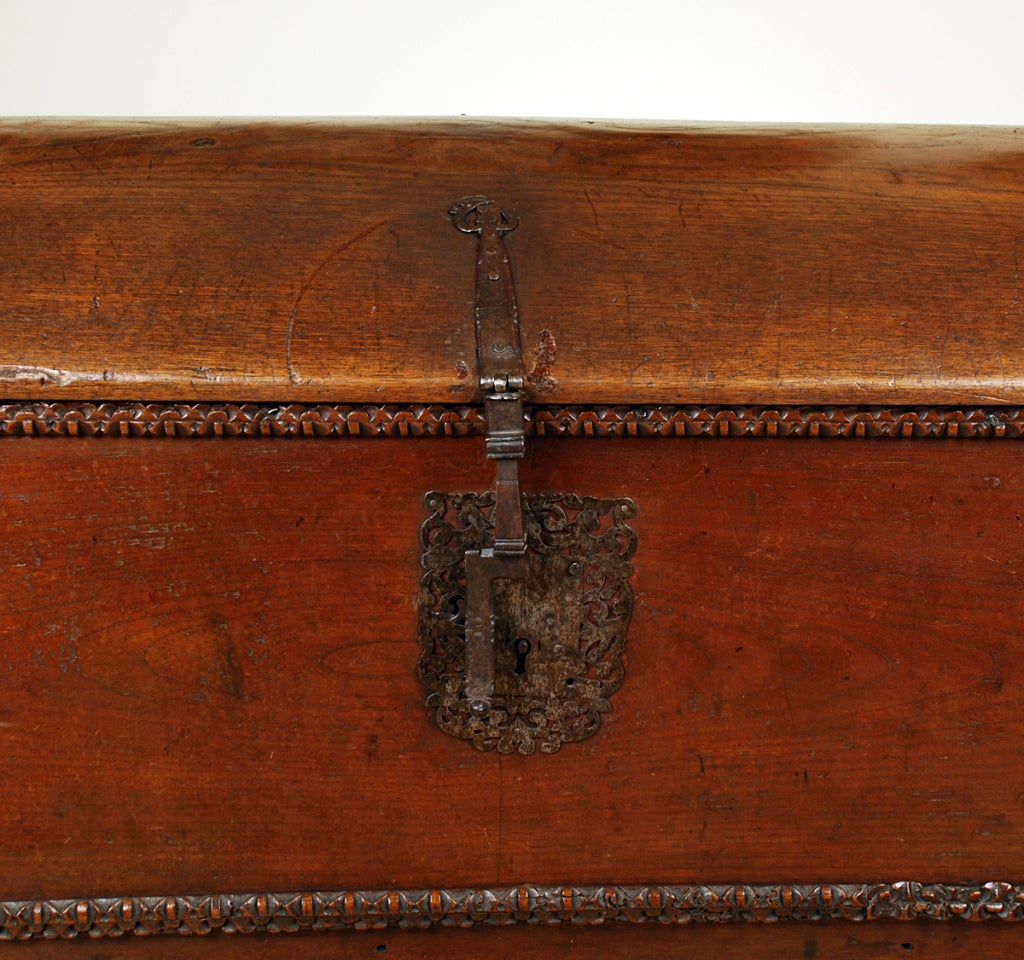 A Stunning 18th Century Spanish Colonial Six Panel Arcon For Sale at ...