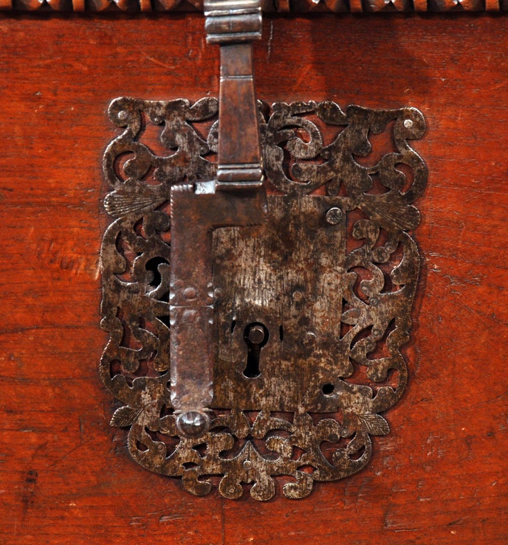 A Stunning 18th Century Spanish Colonial Six Panel Arcon For Sale at ...