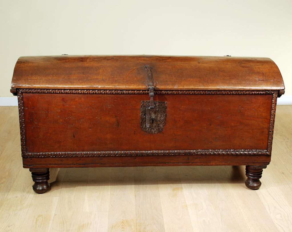 A Stunning 18th Century Spanish Colonial Six Panel Arcon For Sale at ...