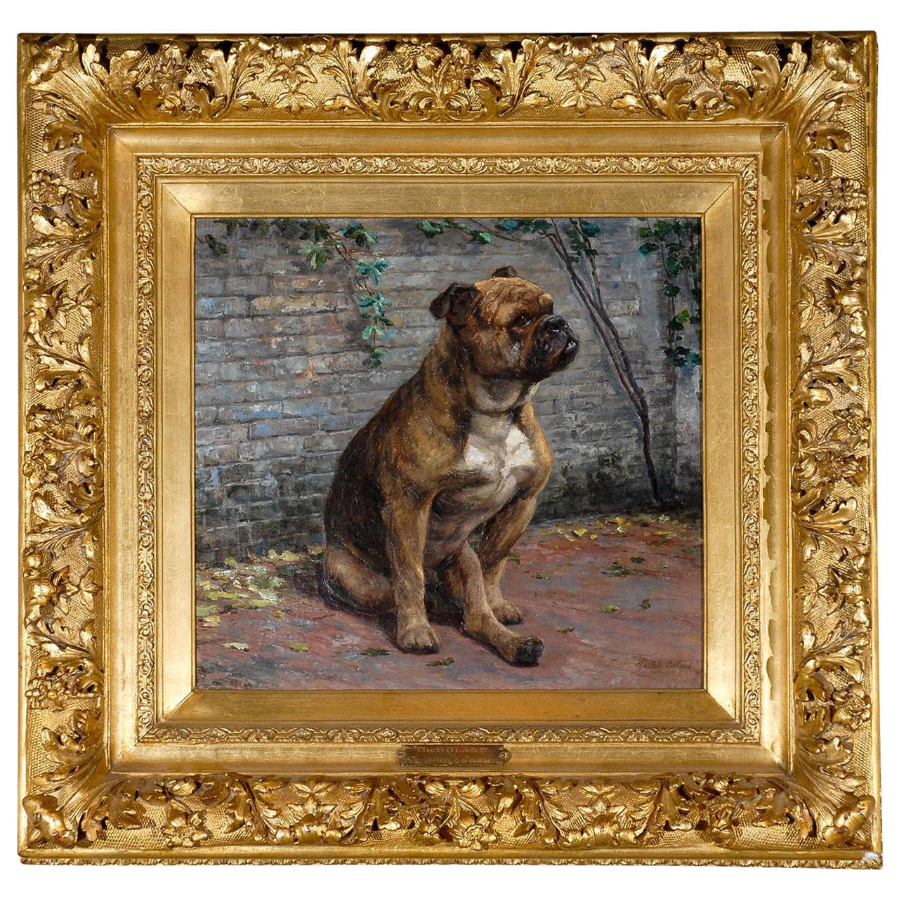 'Le Chien Philosophe,' a Portrait of a Bulldog at 1stDibs