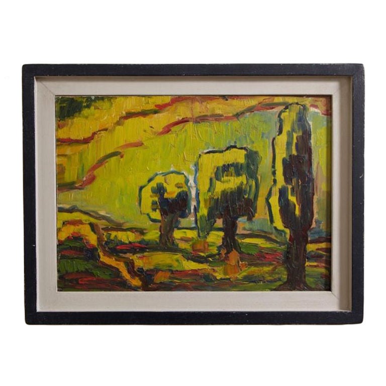 Walter Dexel Painting (untitled) For Sale at 1stDibs