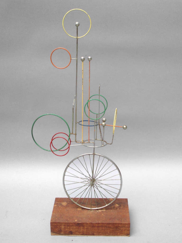 Steel Rod Sculpture by Joseph Burlini at 1stDibs | joseph burlini sculpture