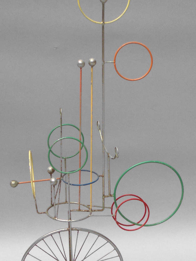 Steel Rod Sculpture by Joseph Burlini at 1stDibs | joseph burlini sculpture