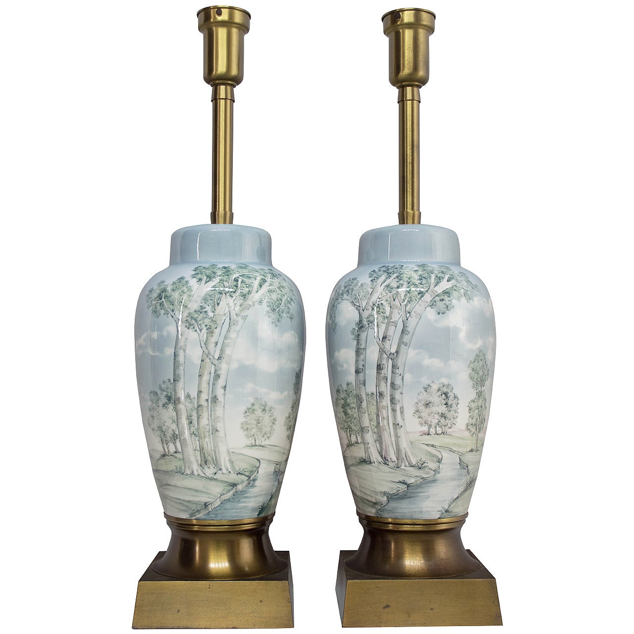 Pair of Italian Marbro Lamps at 1stDibs