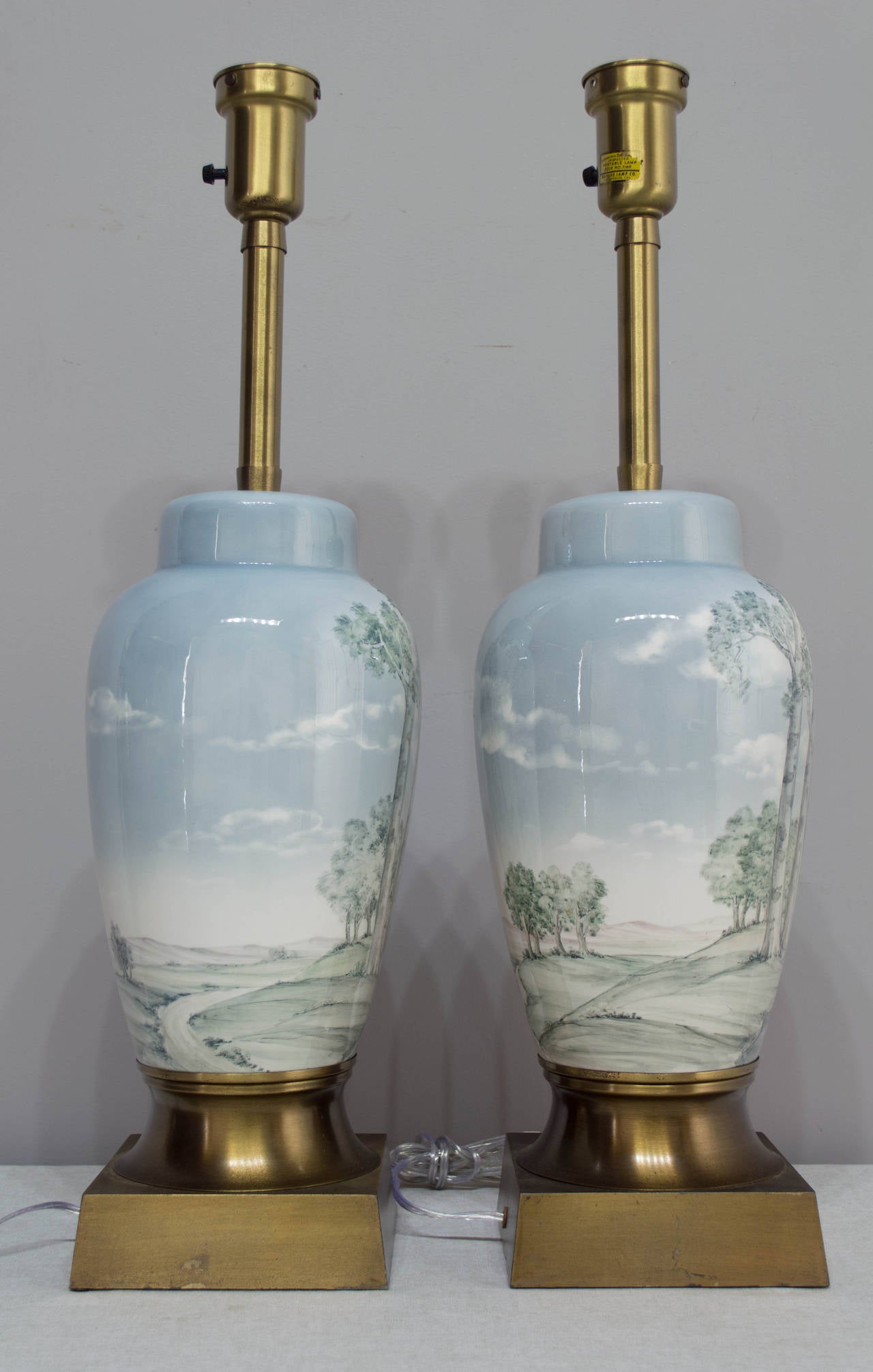 Pair of Italian Marbro Lamps at 1stDibs