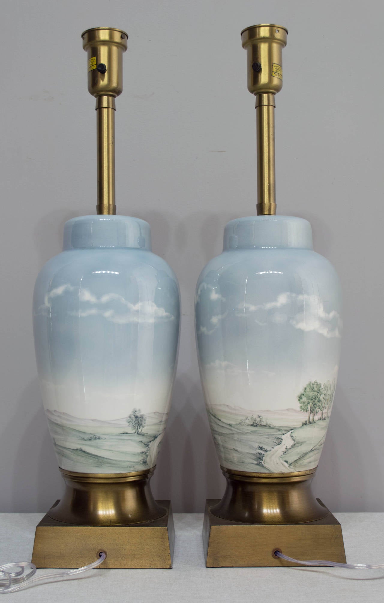 Pair of Italian Marbro Lamps at 1stDibs