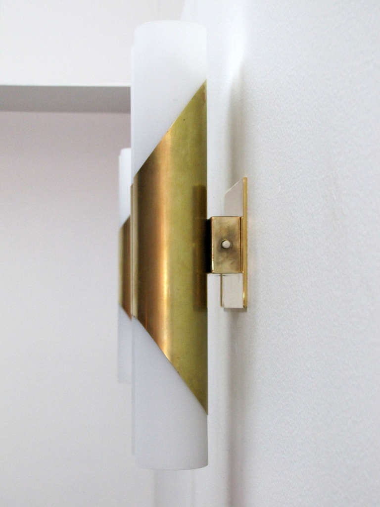 Pair of German Double Wall Lights at 1stDibs