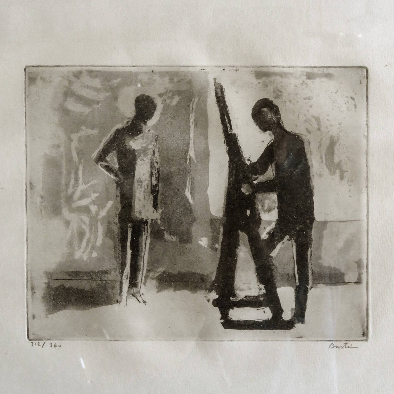 Louis Bastin 'Towards the Light' Etchings at 1stDibs