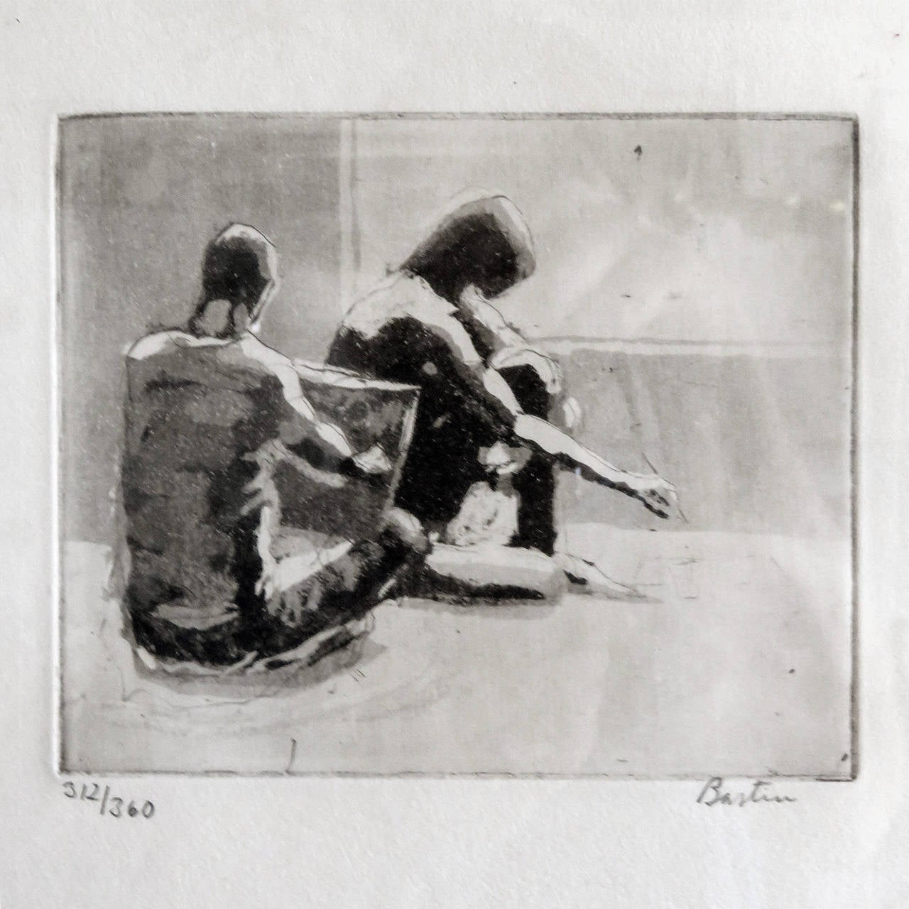Louis Bastin 'Towards the Light' Etchings at 1stDibs