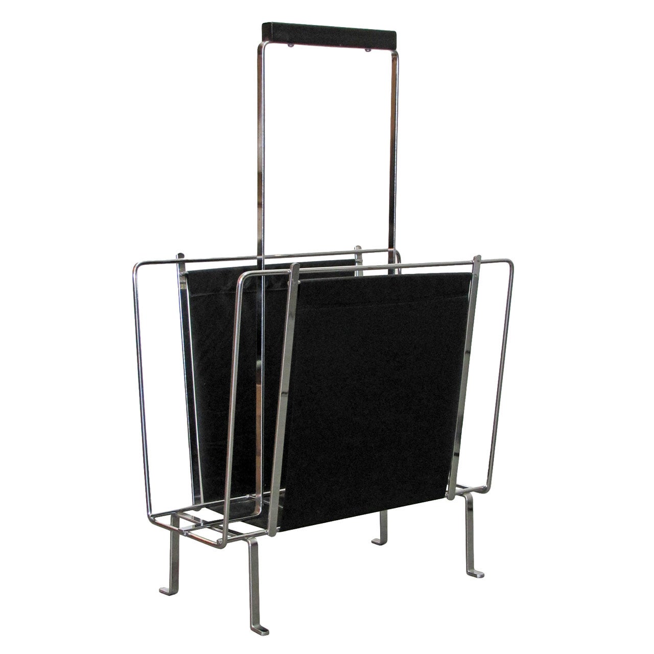 Minimalist 1960s Rosewood Magazine Rack at 1stDibs