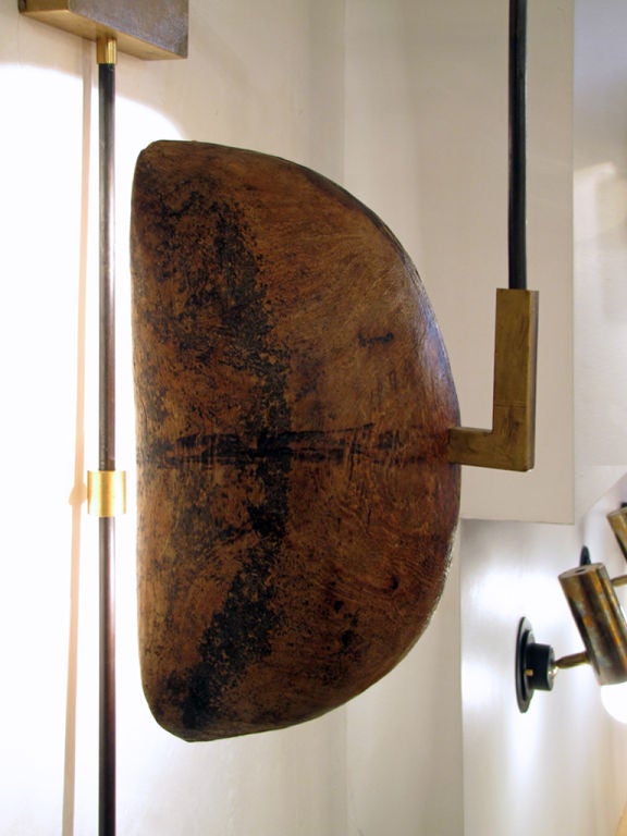 Pair of Custom African Bowl Wall Lights at 1stDibs