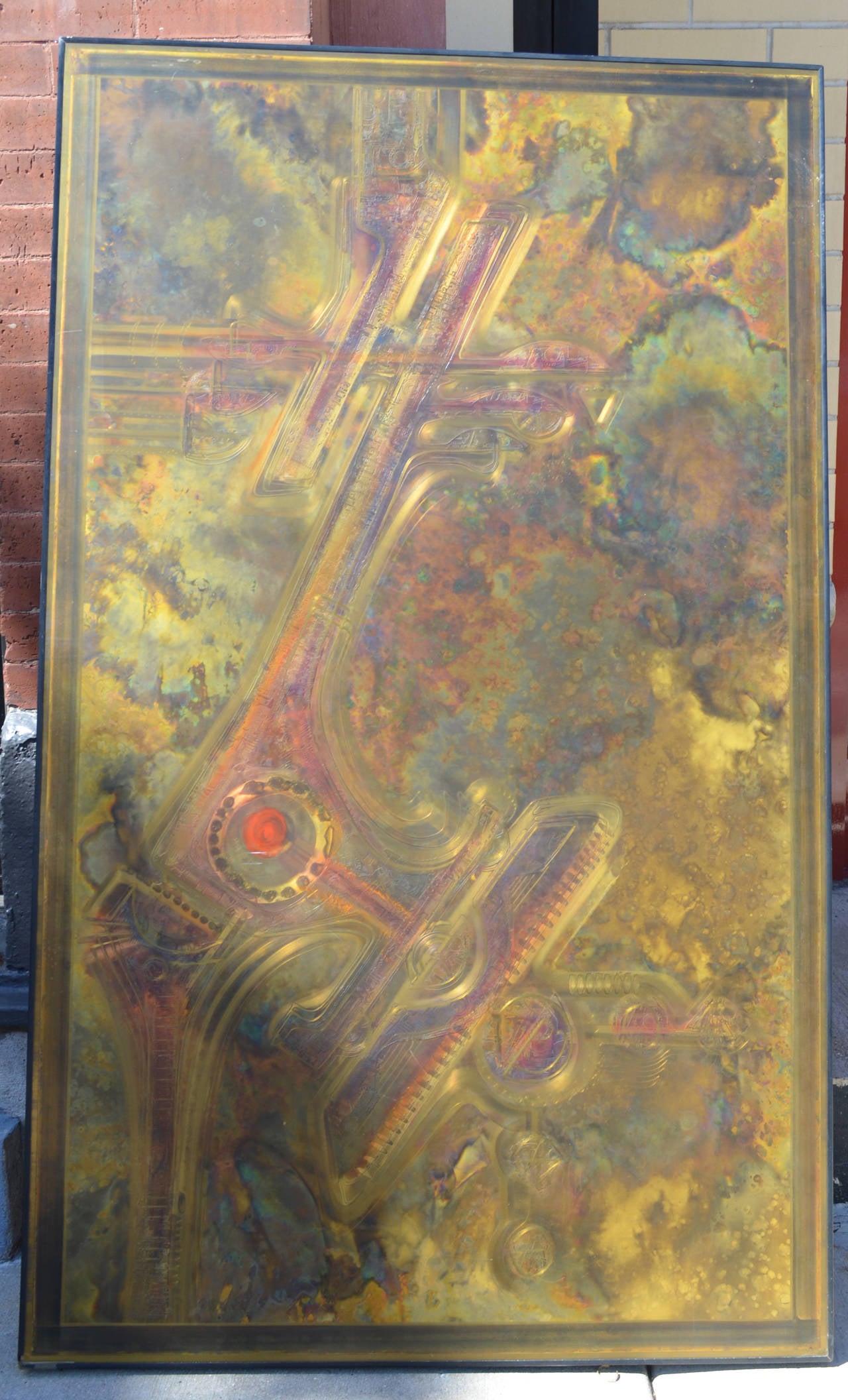 Bernhard Rohne Brass Acid Etched Wall Art at 1stDibs | bernhard rohne ...