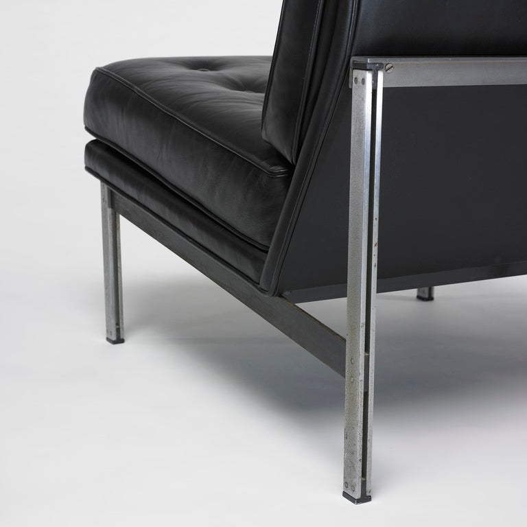 Parallel Bar Lounge Chairs, Pair By Florence Knoll at 1stDibs